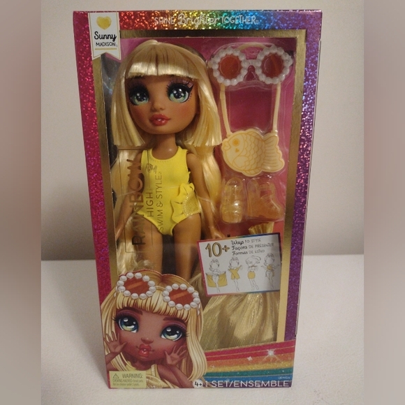 Madison | Toys | Rainbow High Madison Sunny Doll Swim Style Yellow ...